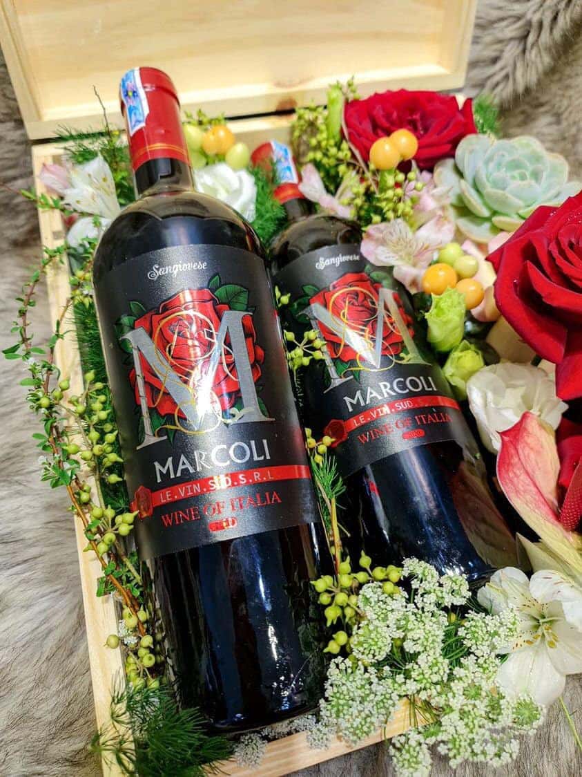 Rượu vang Ý Marcoli hoa hồng | Ruma Wine
